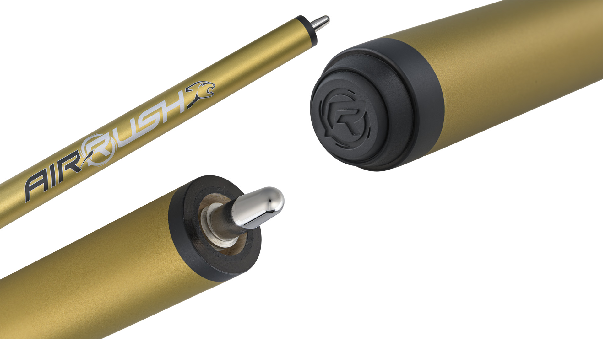 Predator Air Rush Gold Jump Cue, No Wrap, Revo Air Shaft for Sale at ...